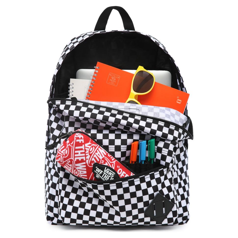 Купить рюкзак городской Vans Old Skool III Black/White Checkers мужской ...